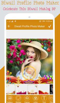 Diwali DP Maker - Diwali Profile Photo Frame
