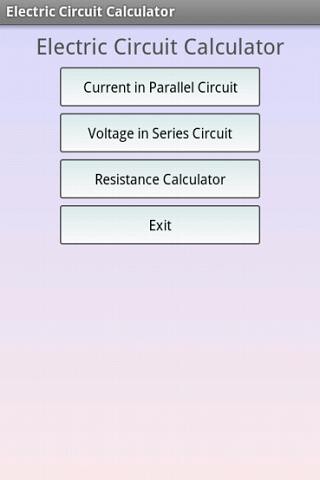 Simpleelectricalcalculator With Myandroid