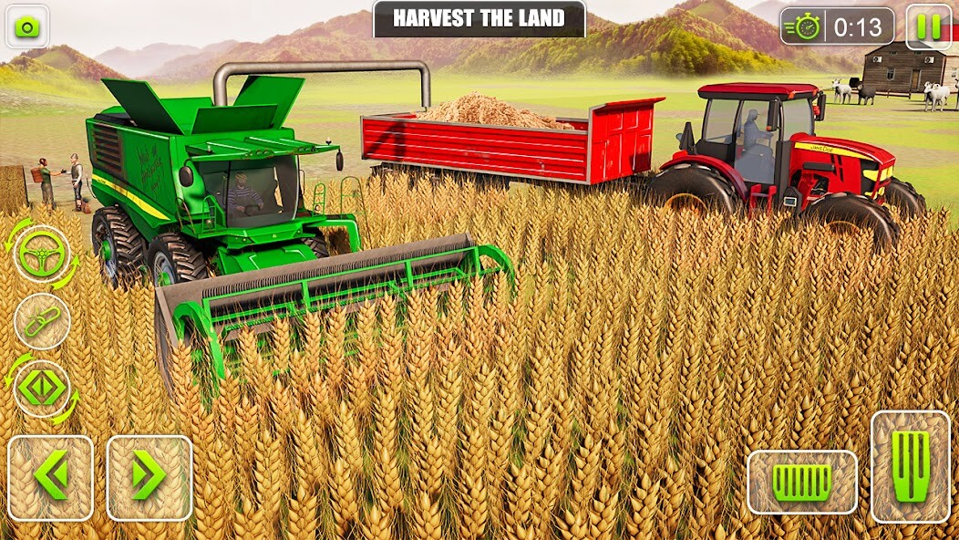Farmland Tractor Farming Games