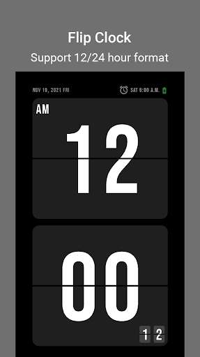 Flip Clock: Desk Clock, Alarm Clock, Study Timer