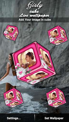 kingkong livewall girlycubelivewallpaper with MyAndroid