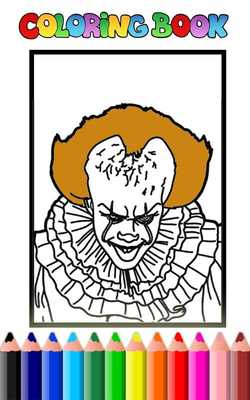 How To Color Pennywise IT (pennywise wallpaper 2)