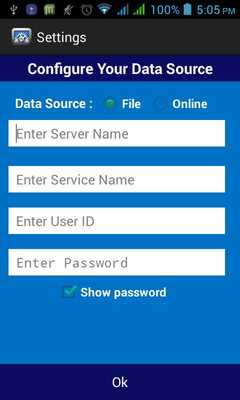 imfas field collection system with MyAndroid