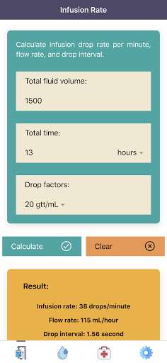 com imedical apps infusioncalculators with MyAndroid