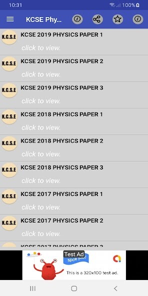 Kcse physics: past papers