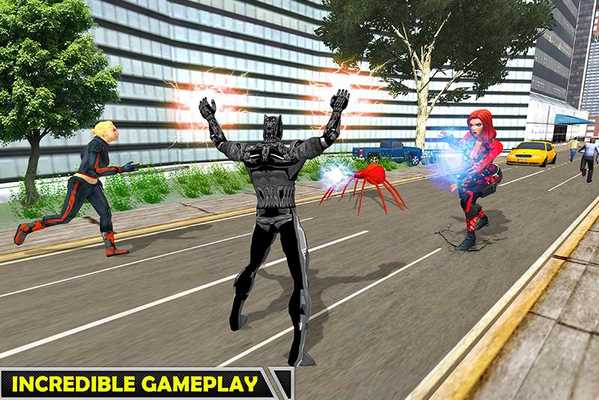 multi spider fighter vs super villain crime battle with MyAndroid