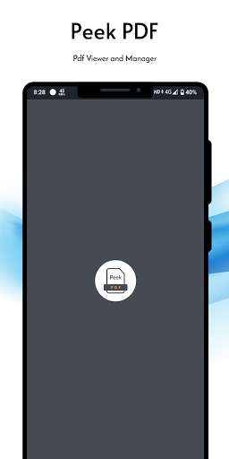 com peekpdf pdfviewer with MyAndroid